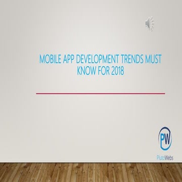 Mobile app development ppt final | PPT