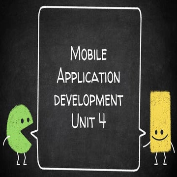 Mobile Applicaiton Development Unit 4.pdf