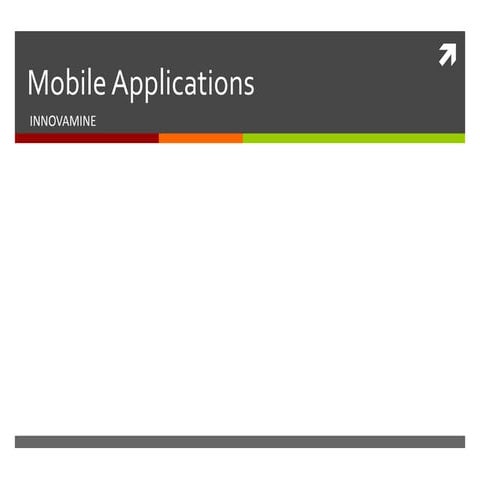 Mobile apps | PPT | Smartphones | Consumer Electronics