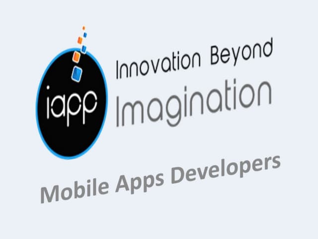 Mobile Apps Developers Pptx Computer Software And Applications Computing
