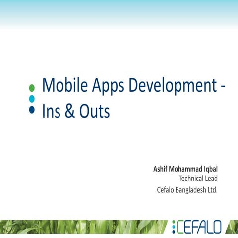 Mobile appsdevelopment | PPT