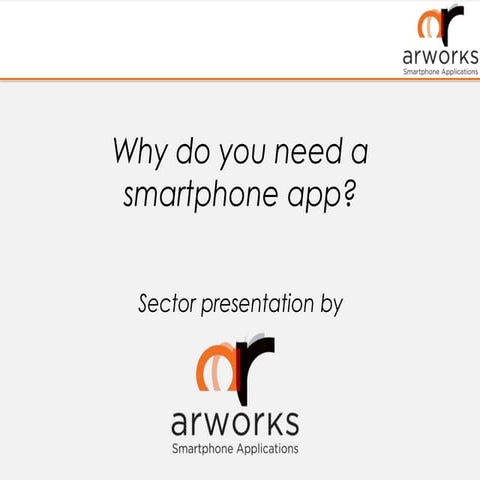 Mobile apps for pharma and healthcare by ARworks | PPT
