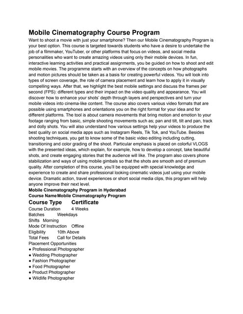 Mobile Cinematography Course Program.pptx