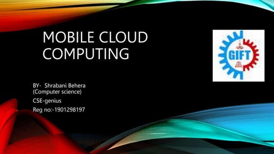 Mobile Cloud Computing Pptx