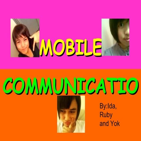 Mobile Communication | PPT