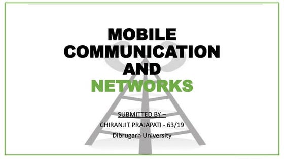 Wireless communication | PPTX