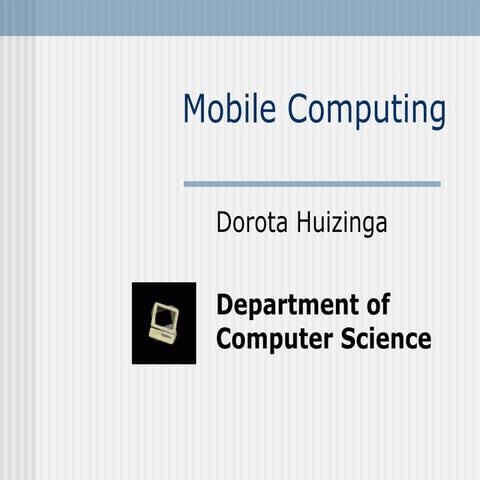 Mobile Computing Ppt Computing Technology And Computing