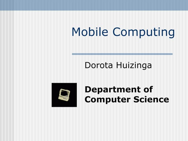 Mobile Computing Ppt Computing Technology And Computing