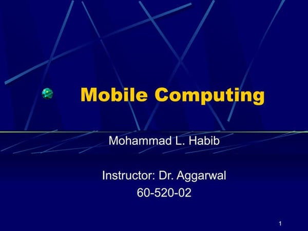 Mobile Computing Ppt Ppt