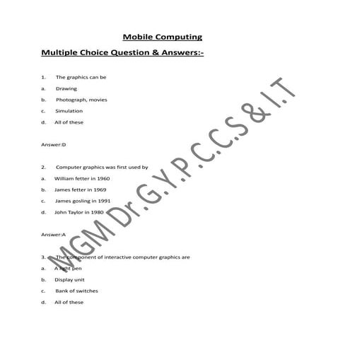 Mobile computing | PDF
