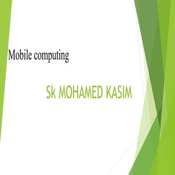 Mobile Computing Ppt 9396