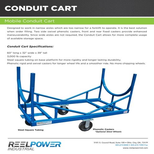 Mobile Conduit Cart | PDF