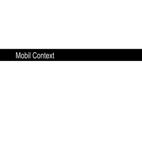 Mobile Context | PPT