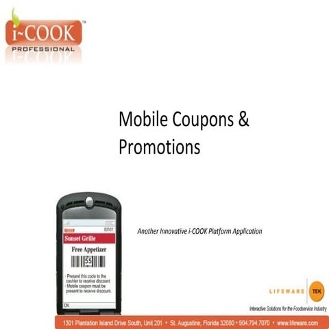 Mobile Coupons And Promotions | PPT