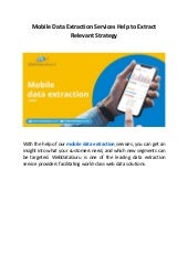 How Does Data Extraction Work - WebDataGuru | PDF