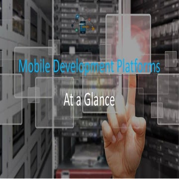 Mobile Development Platforms - At a Glance | PPTX | Cloud Computing ...