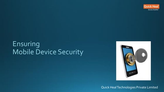 Mobile security | PPTX