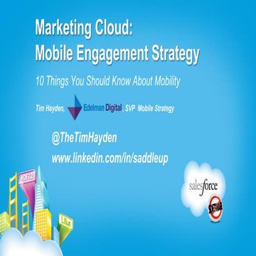 DreamForce - Tim Hayden - 10 Things You Should Know About Mobility | PPT