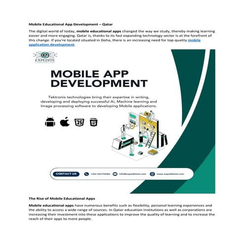 Mobile Educational App Development in Qatar.pdf