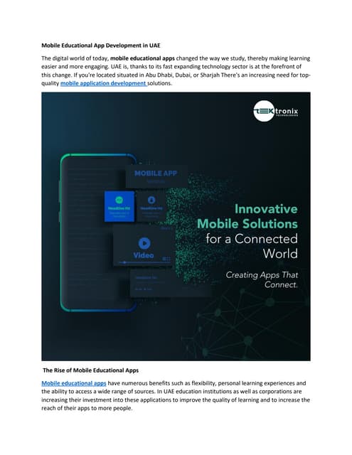 Guide to Innovative Mobile App Development Dubai Services.pdf