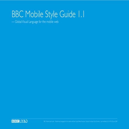 BBC Mobile - Style Guide | PDF