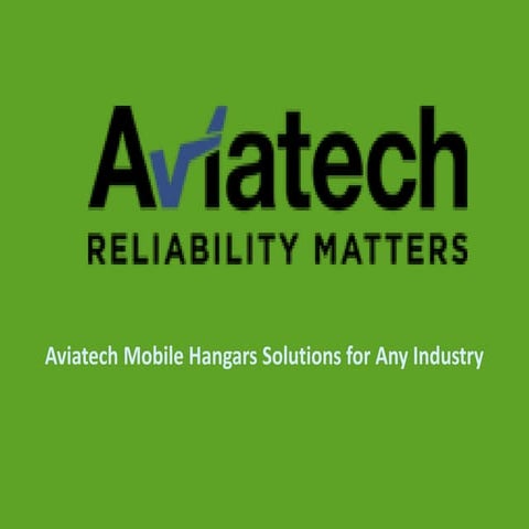 Mobile Hangar - Aviatech | PPT