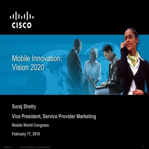 Mobile Innovation Vision 2020 | PPTX | Internet | Computing