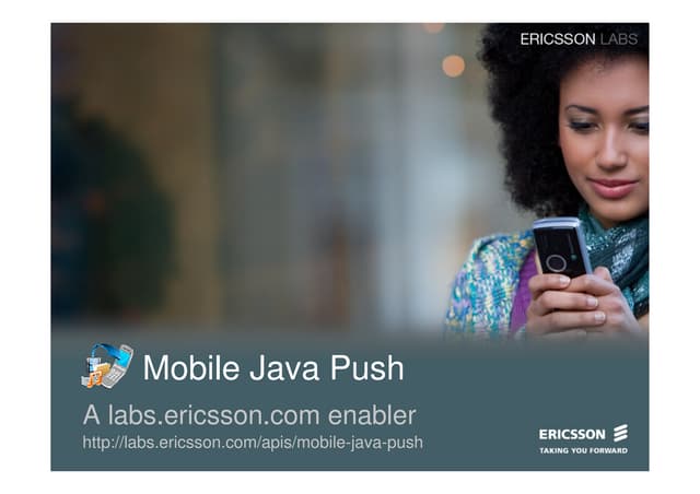 Mobile Java Push On Labs Ppt