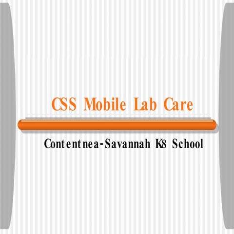 Mobile Lab Care | PPT | Laptops | Computing