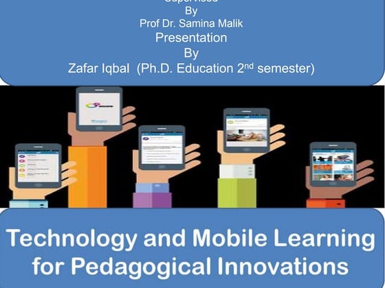 Presentation on MOBILE LEARNING | PPTX | Technology Industry | Industries