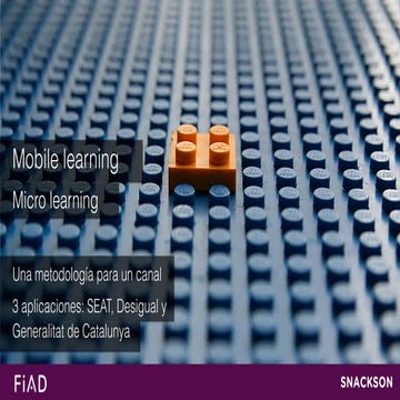 Mobile learning y Micro learning | PDF