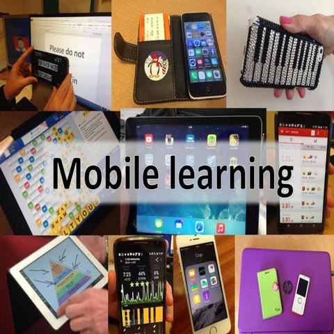 Nine ways to use mobile learning | PPTX