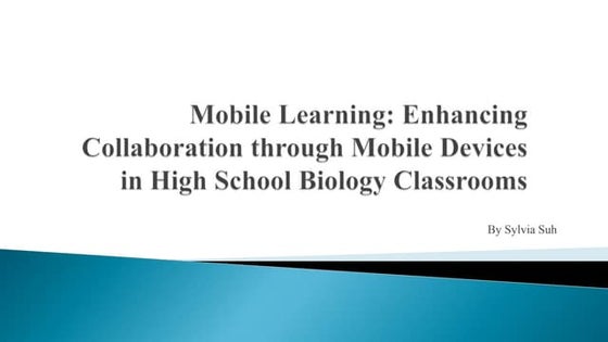 9 Ways People Are Using Mobile Learning | PPT