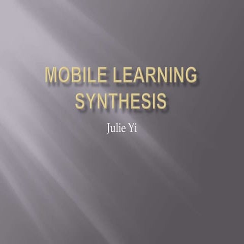 Itec 299 synthesis presentation | PPTX