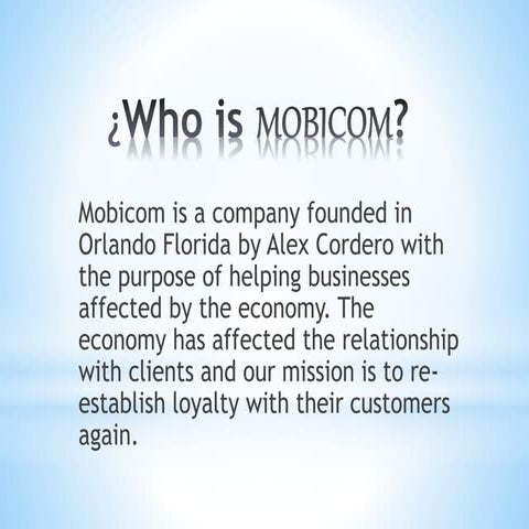 Mobile loyalty | PPT