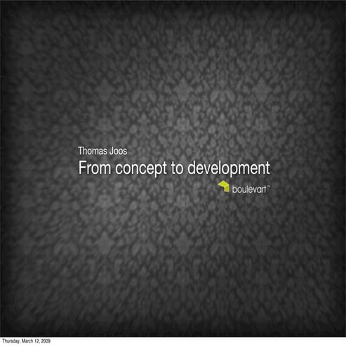 From concept to development | ZIP
