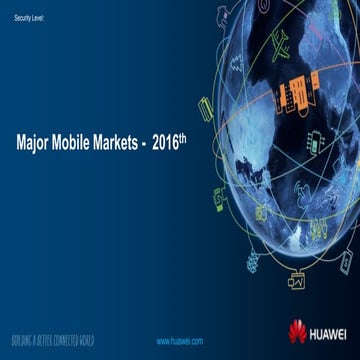 Mobile market analysis 2016 | PPTX