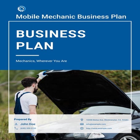 mobile mechanic business plan | PDF
