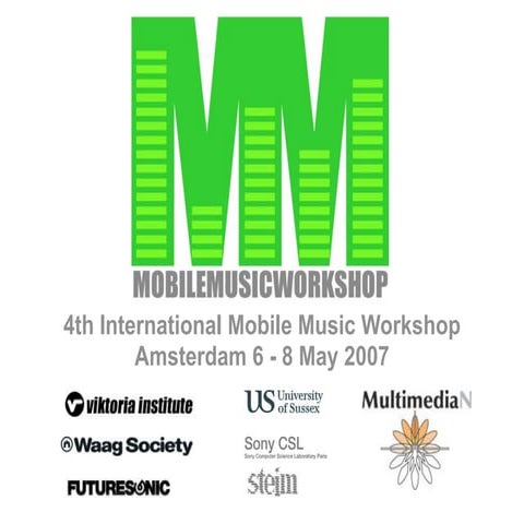 Mobile Music Workshop | PDF