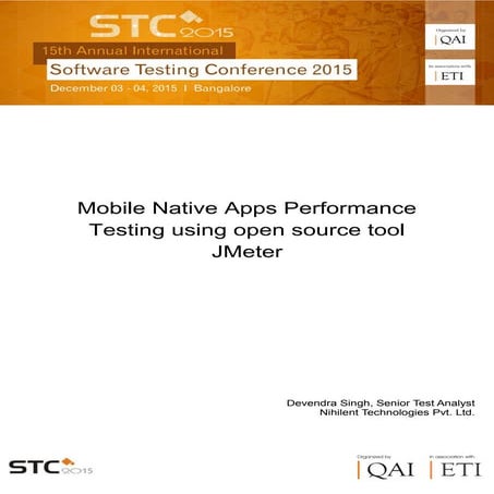 Mobile Apps Performance Testing Using Open Source Tool Jmeter Pdf