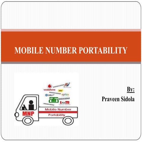 Mobile number portability | PPTX