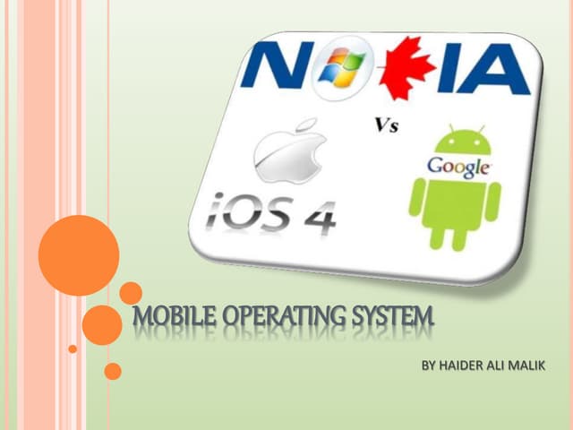 Mobile operating system | PPTX