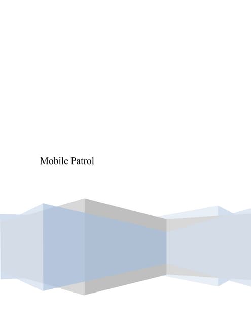 Why Mobile Patrols are important for Security | PPT