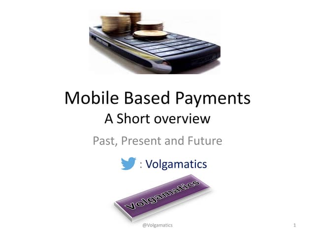 Understanding Mobile payments | PPTX