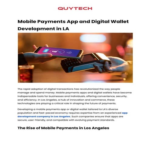 Mobile Payments App and Digital Wallet Development in LA.pdf