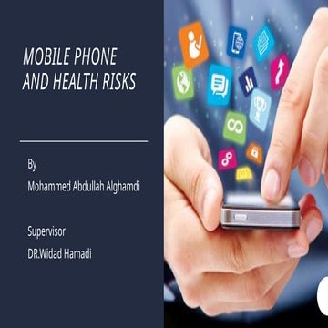 Mobile Phone and health risks 2024 (preventive medicine) | PPTX