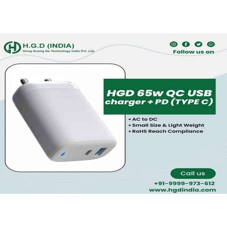 Mobile Phone Charger Manufacturers | HGD INDIA | PDF