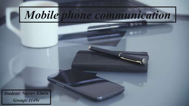 Mobile communication | PPTX