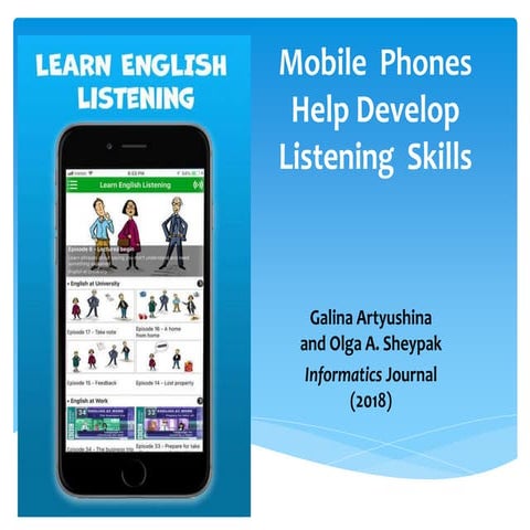 Mobile phones help develop listening skills | PPTX | Talk Show | Genres