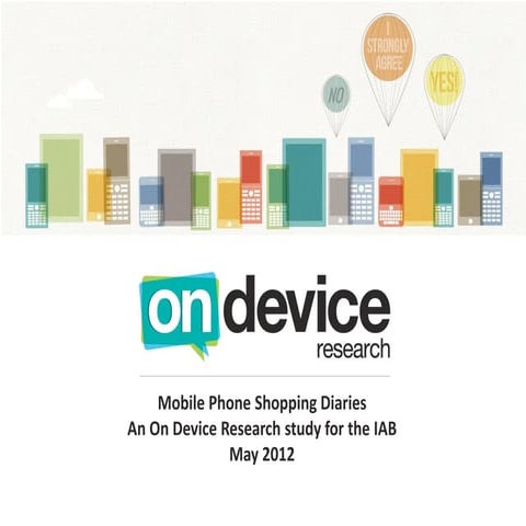 Mobile phone shopping diaries | PDF